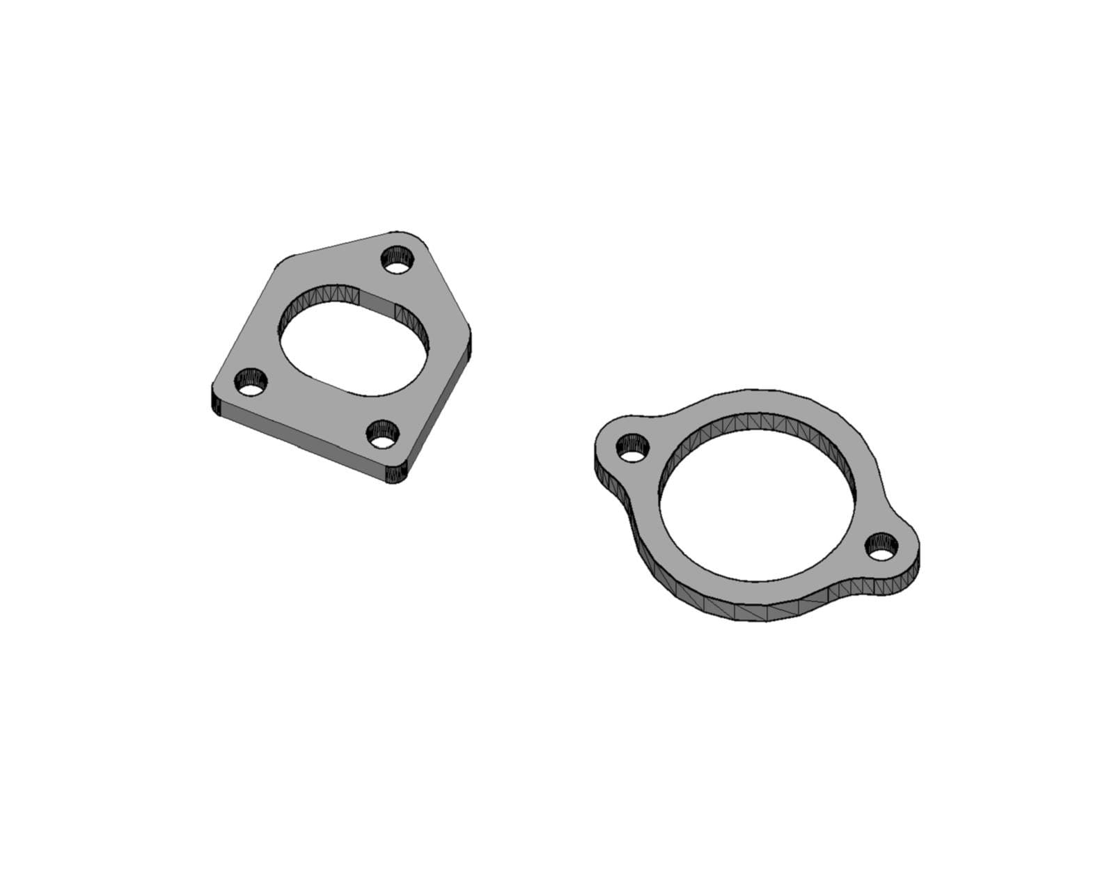 Dwg / Dxf Digital File - Flanges Turbo 2.5TDS BMW E36 - Etsy