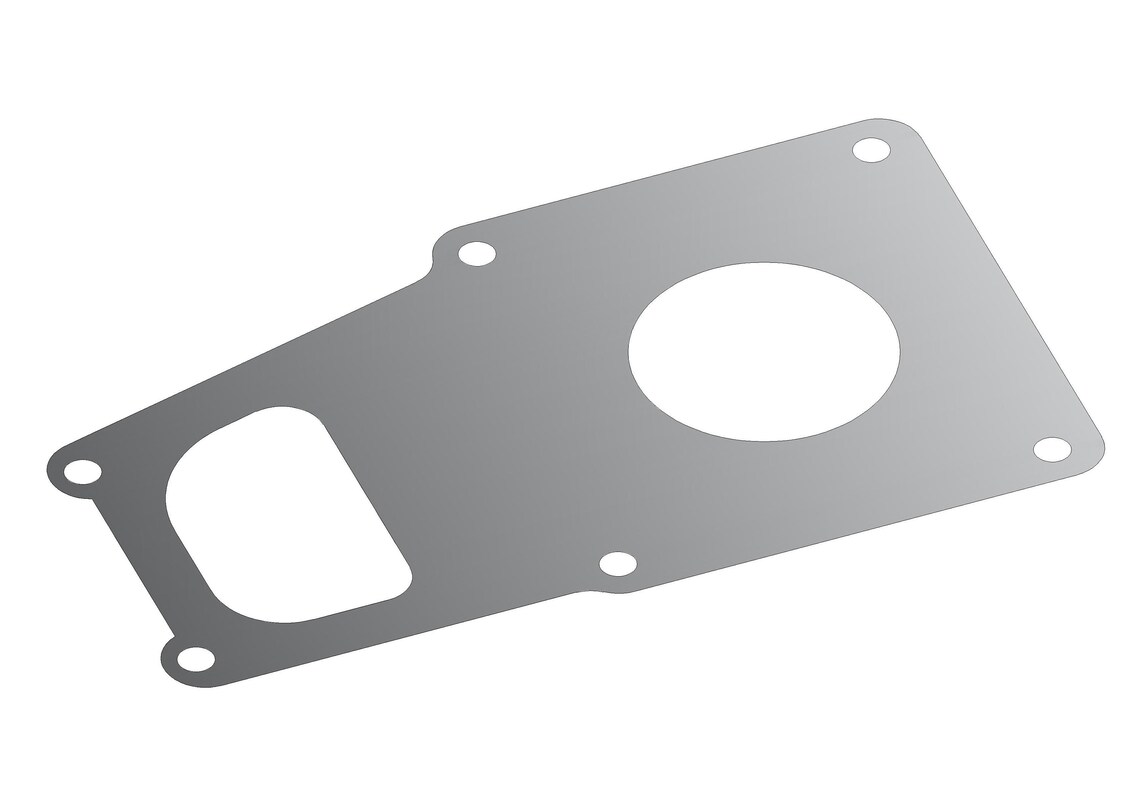 Dwg / Dxf Digital File - Eaton M45 From Mercedes Compressor Flanges ...