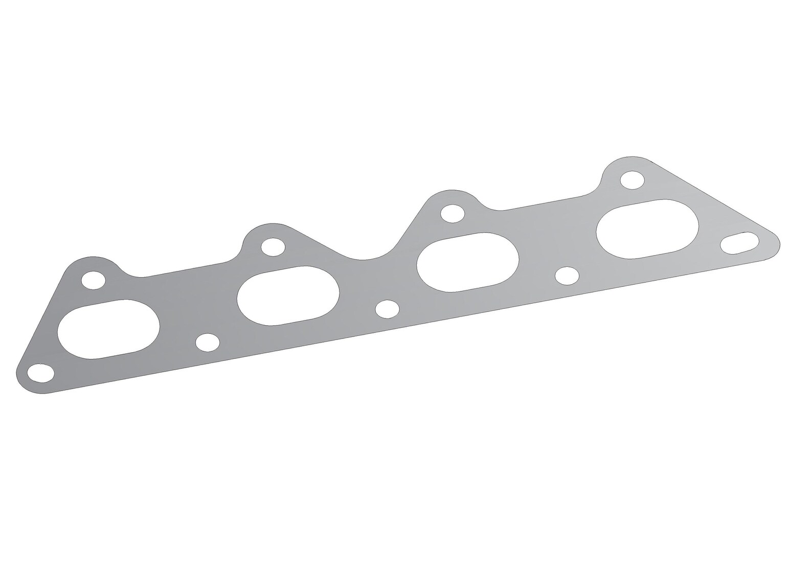 Dwg / Dxf Digital File - Exhaust Manifold Flange for 4G63 Mitsubishi ...