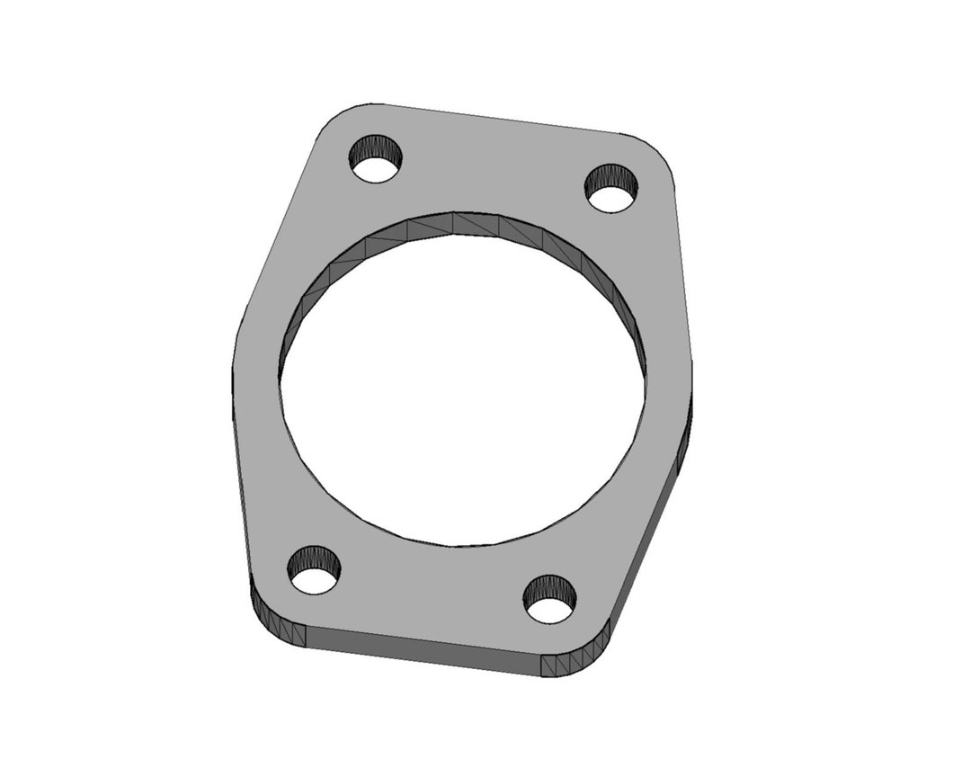 Dwg / Dxf Digital File - TD04 Flange Inlet Turbocharger VOLVO Turbo for ...