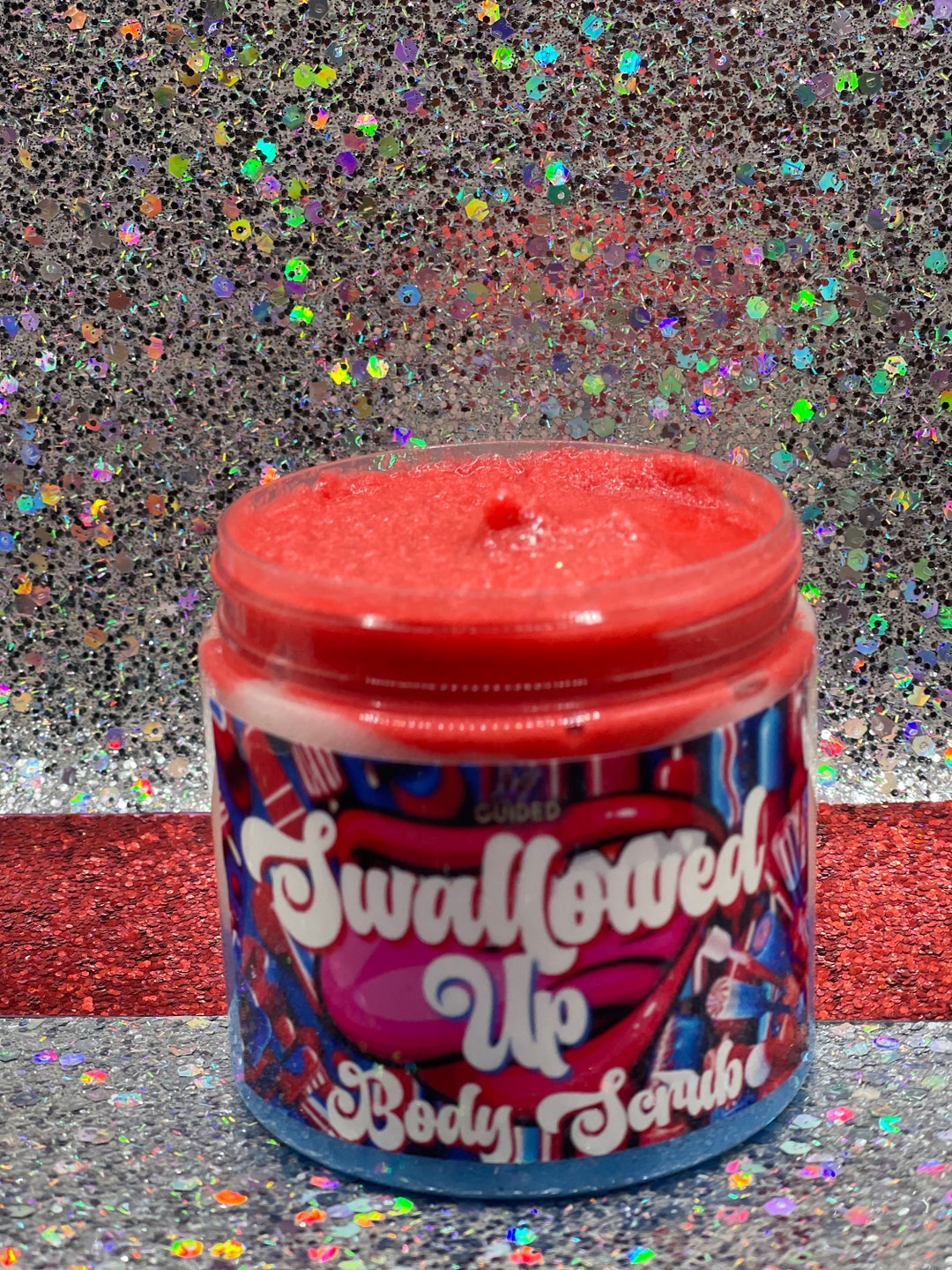 Swallowed Up Bomb Pop Scented Foaming Body Scrub Natural Sugar Body ...