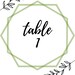 Instant Download Printable Table Numbers, Wedding Table Numbers, Event ...