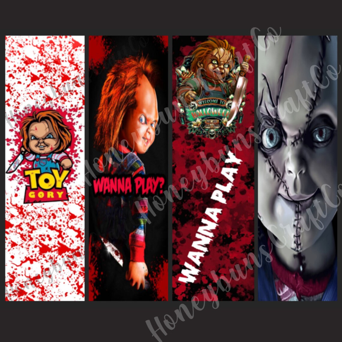 Halloween Chucky Pen Wrap Set PNG, Epoxy Pen Wrap, Sublimation Pen Wrap ...