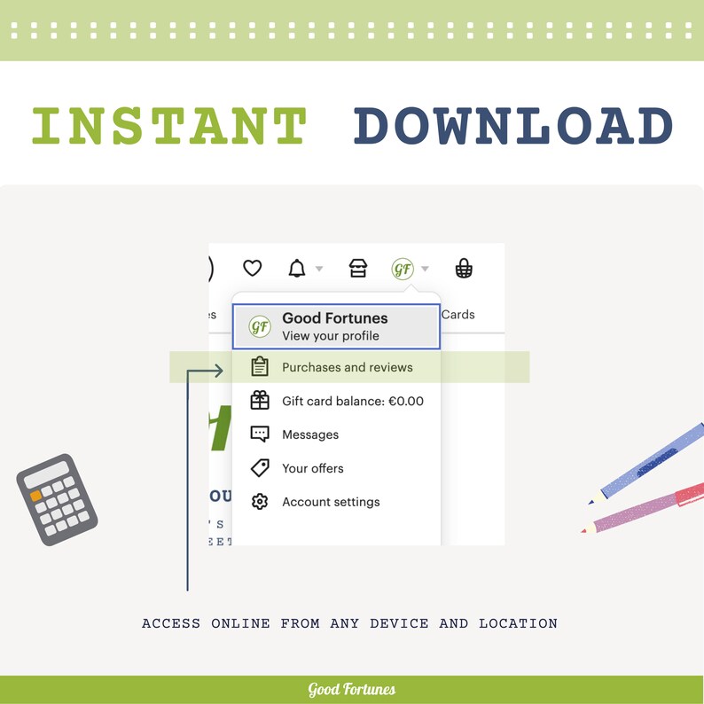 Bill Tracker Printable Financial Tracker Personal Finances Money ...