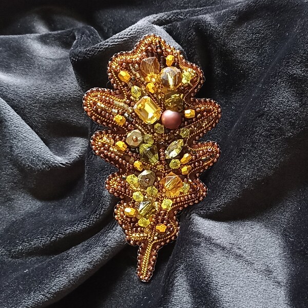 Oak Leaf Bead - Etsy