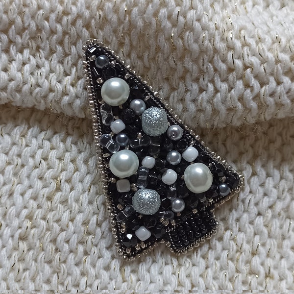 Beaded Brooch - Etsy