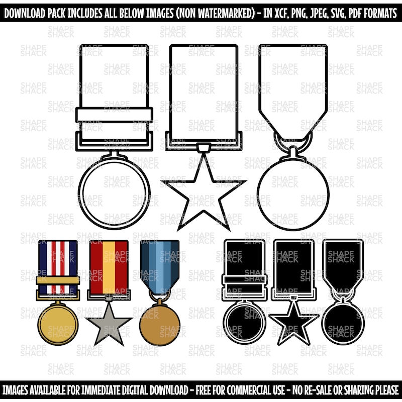 Marines Medal With Ribbon - Etsy