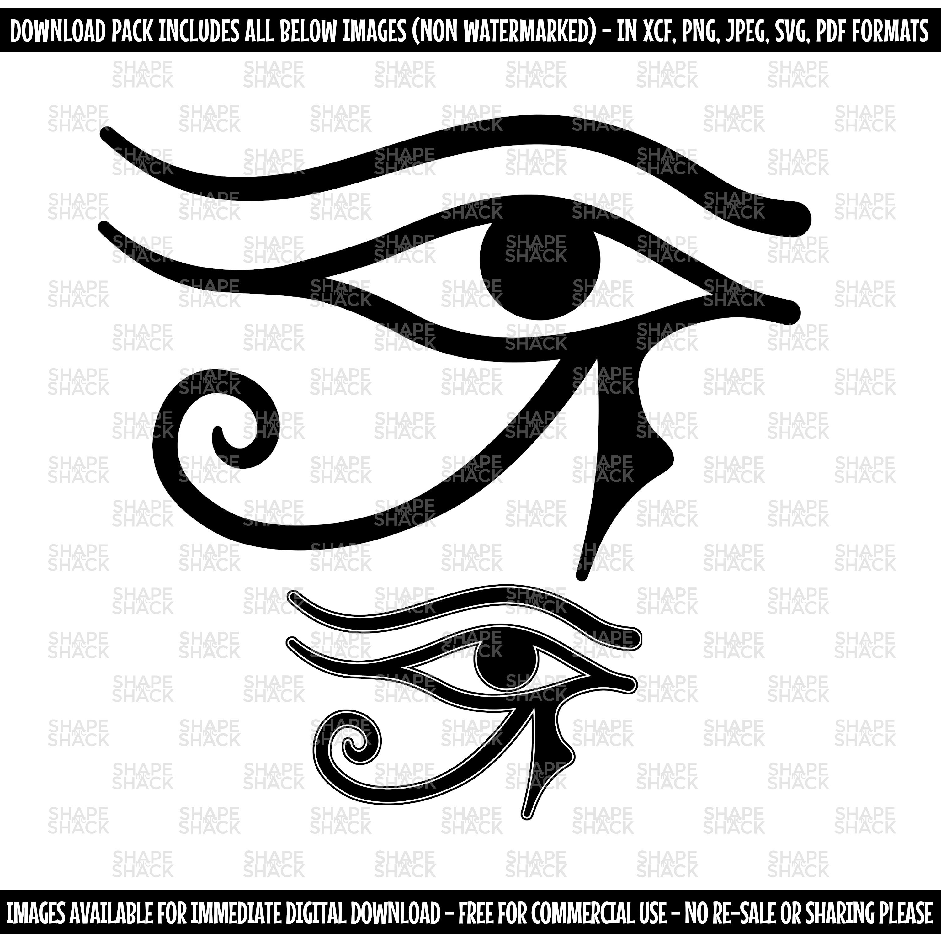 Eye of Horus / Ra Ancient Egyptian Symbol | Wadjet Udjat Symbol ...