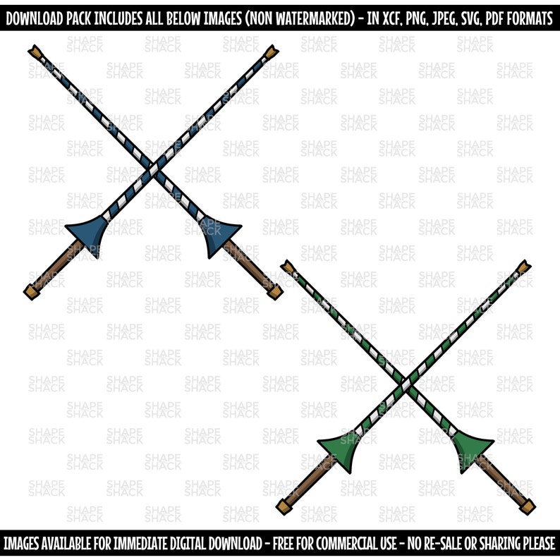 Crossed Jousting Lances | Medieval Knight Spear Logo | Clipart Symbol ...