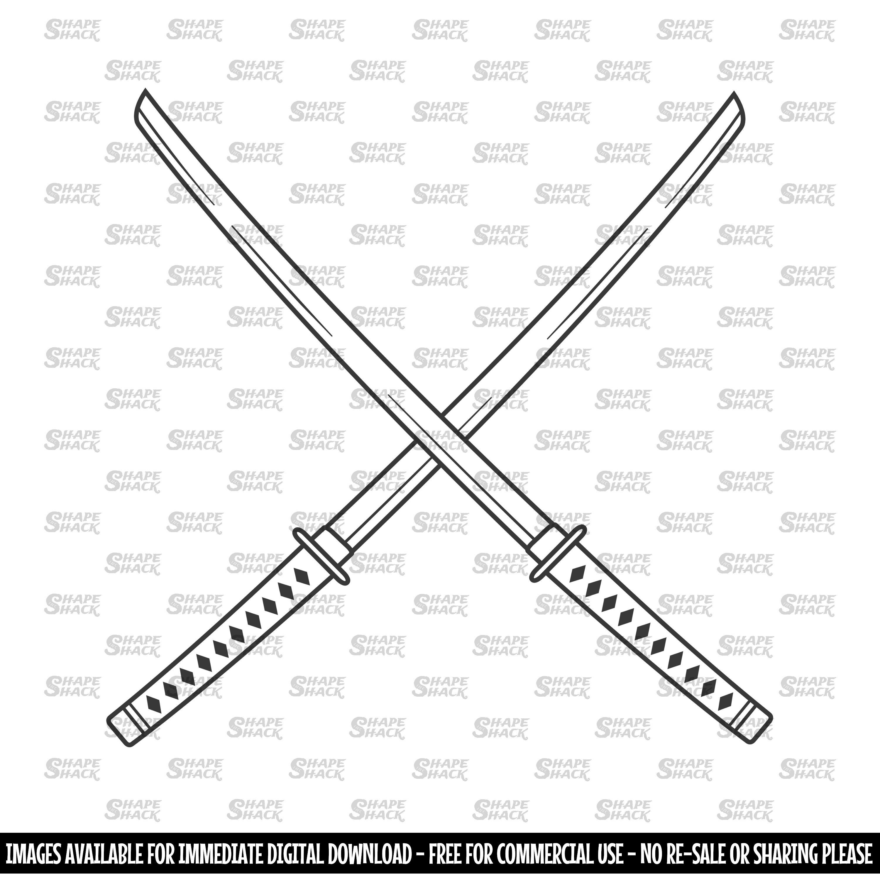 Samurai Katana Drawing