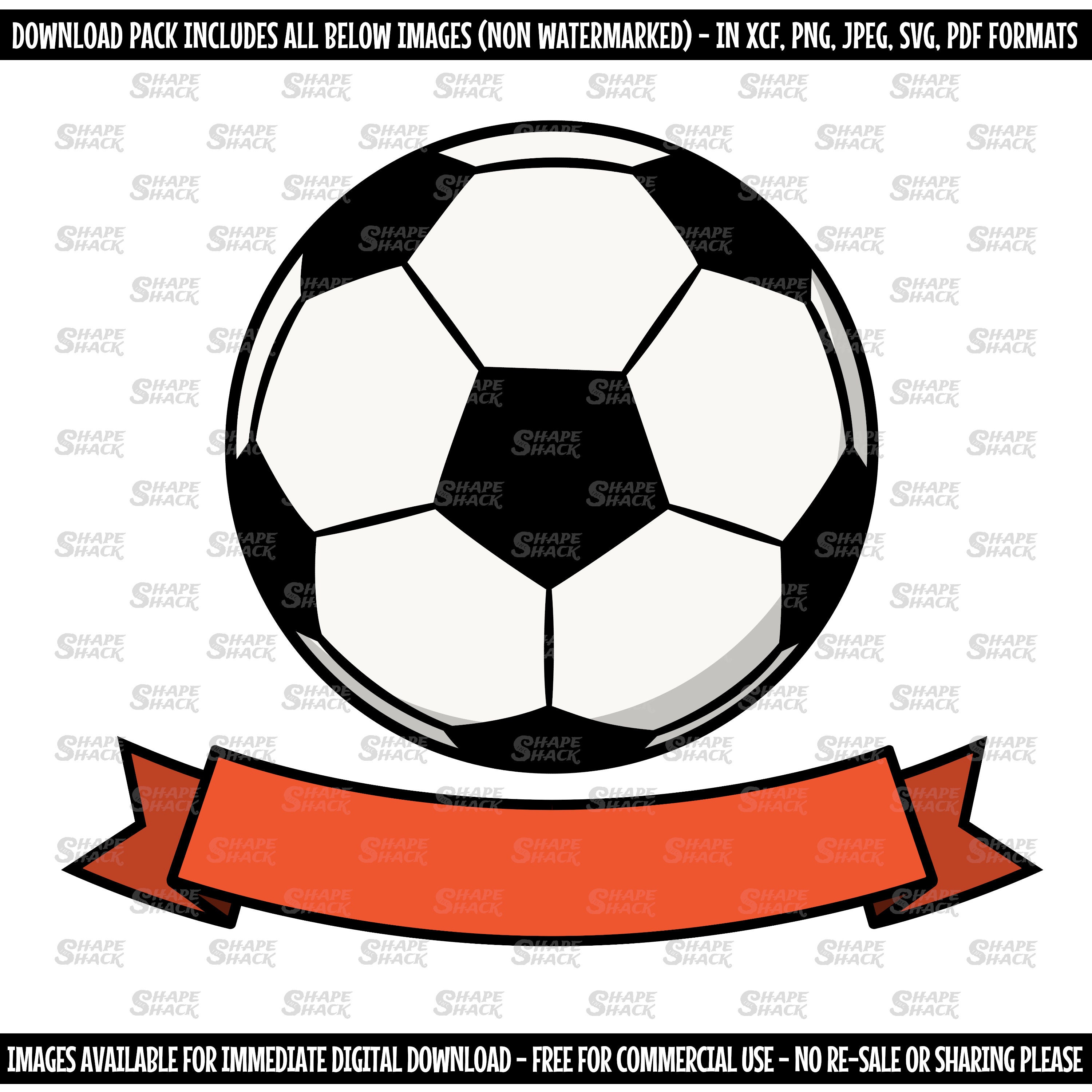 Soccer Ball Banner | Team Logo Name | Parent Player Coach | Clipart ...