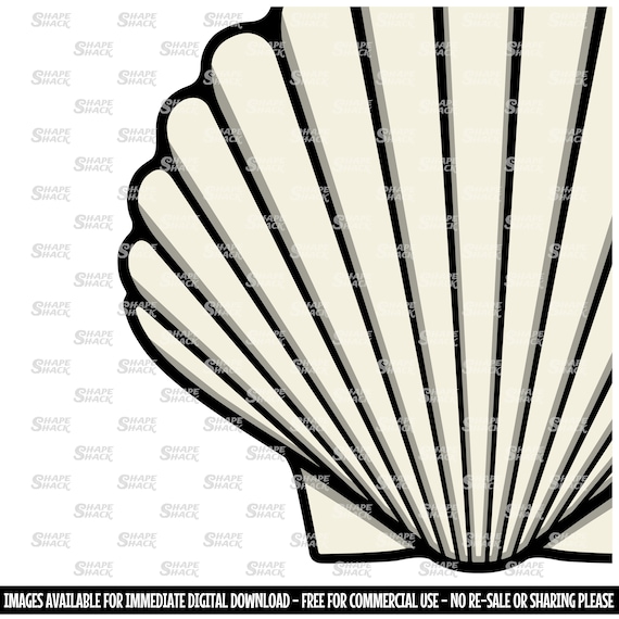 Scallop Shell Clipart