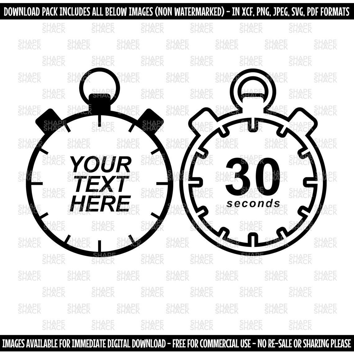 Stopwatch Timer | Icon Logo Coach Clock Countdown | Clipart Symbol ...