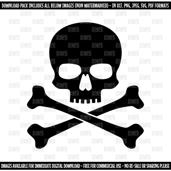 Semplice Clipart Del Teschio