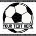 Soccer Ball Name Frame | Split Banner | Parent Player Coach | Clipart ...