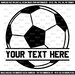Soccer Ball Name Frame Split Banner Parent Player Coach Clipart ...