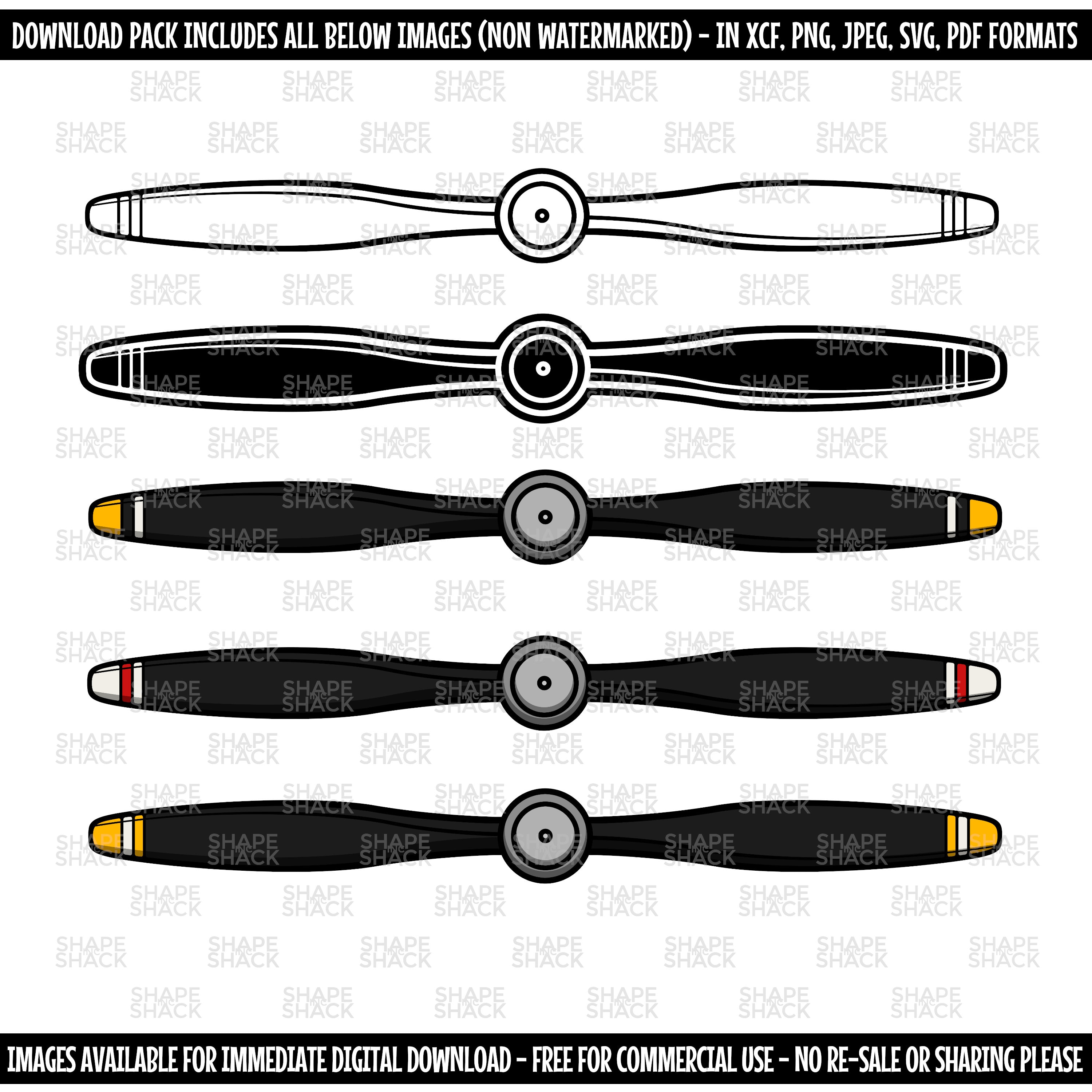 Plane Propeller | Airplane Aeroplane Vintage | Clipart Symbol ...