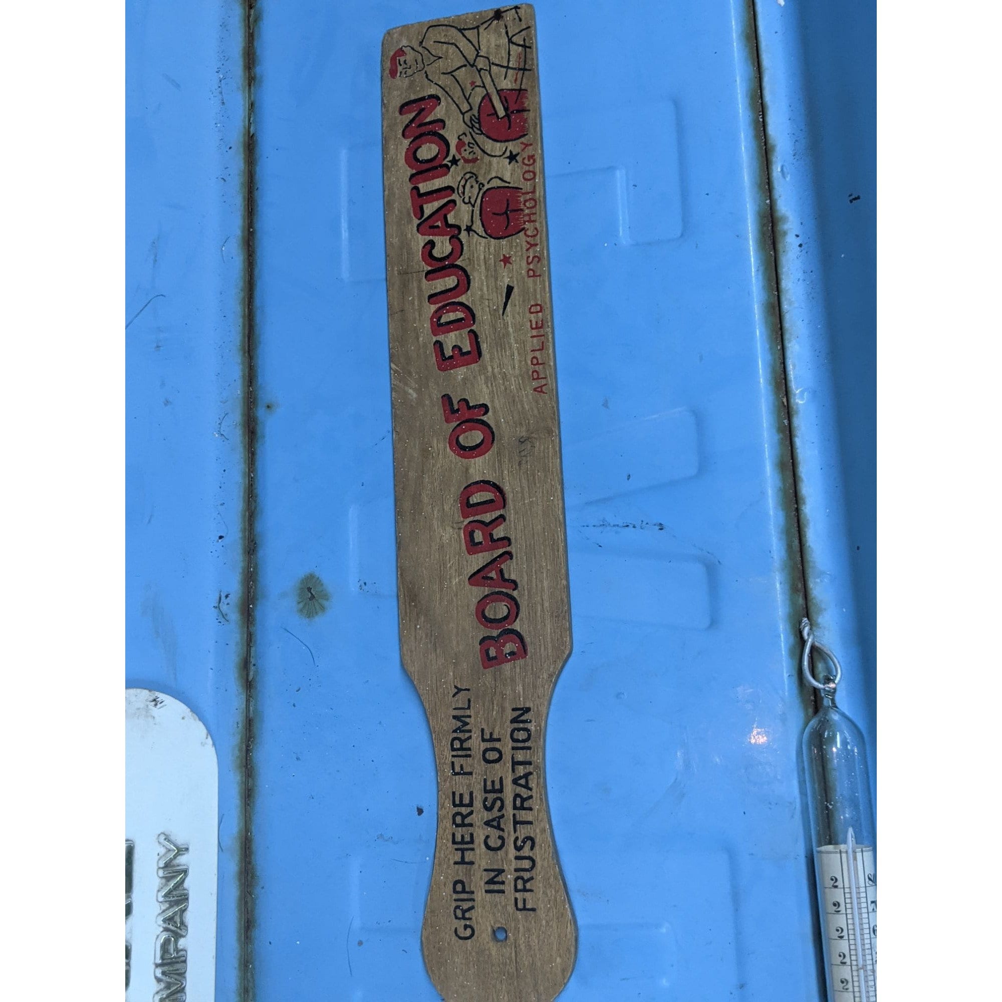 Teacher Paddle Vtg Wood 15 Principal Board Education - Etsy