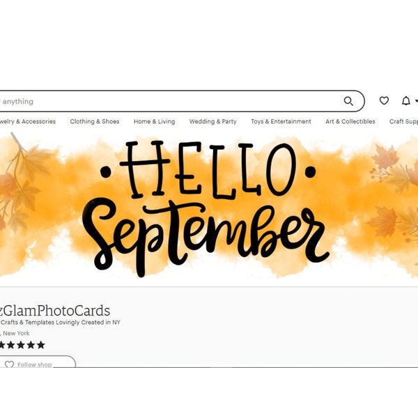 1200 X 300 Banner - Etsy