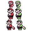 Perler Bead Designs: Green & Red Koopa Shells | SMB3 Pixel Bead ...