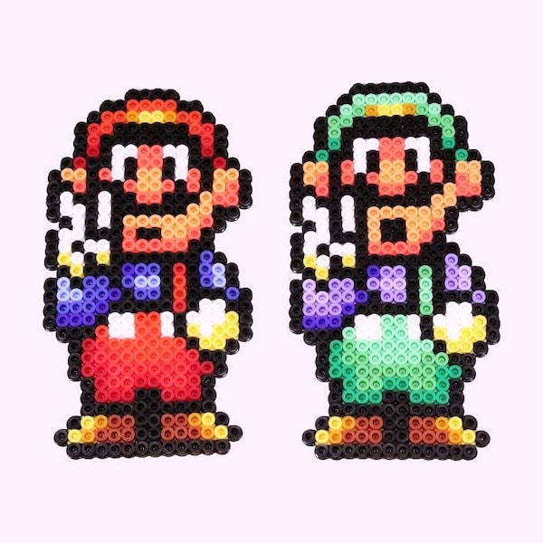 Super Mario World Chargin Chuck Perler Bead Sprite, SNES, 16-bit, Mario ...