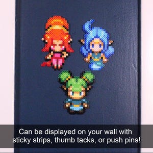 Legend of Zelda Goddesses Bead Sprite Set | Din, Nayru & Farore | GBA ...