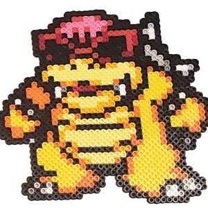 Mario Superstar Saga Koopalings Perler Bead Sprite Set, 8 Koopa Kids ...