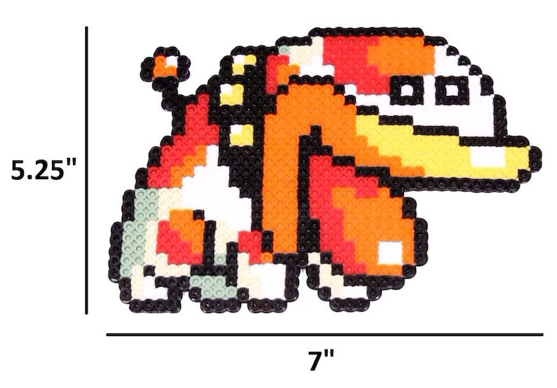 Yoshi’s Island Pixel Art Set, Perler Bead Sprites, Yoshi & Baby Mario ...