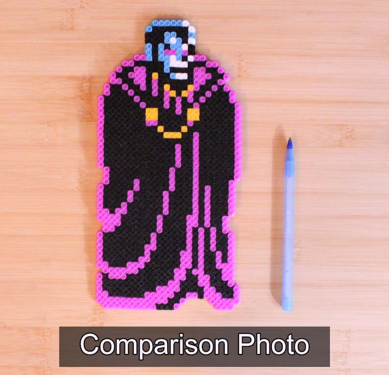 Perler Bead Dracula Sprite | Castlevania 3 8-bit Pixel Art for Nintendo ...