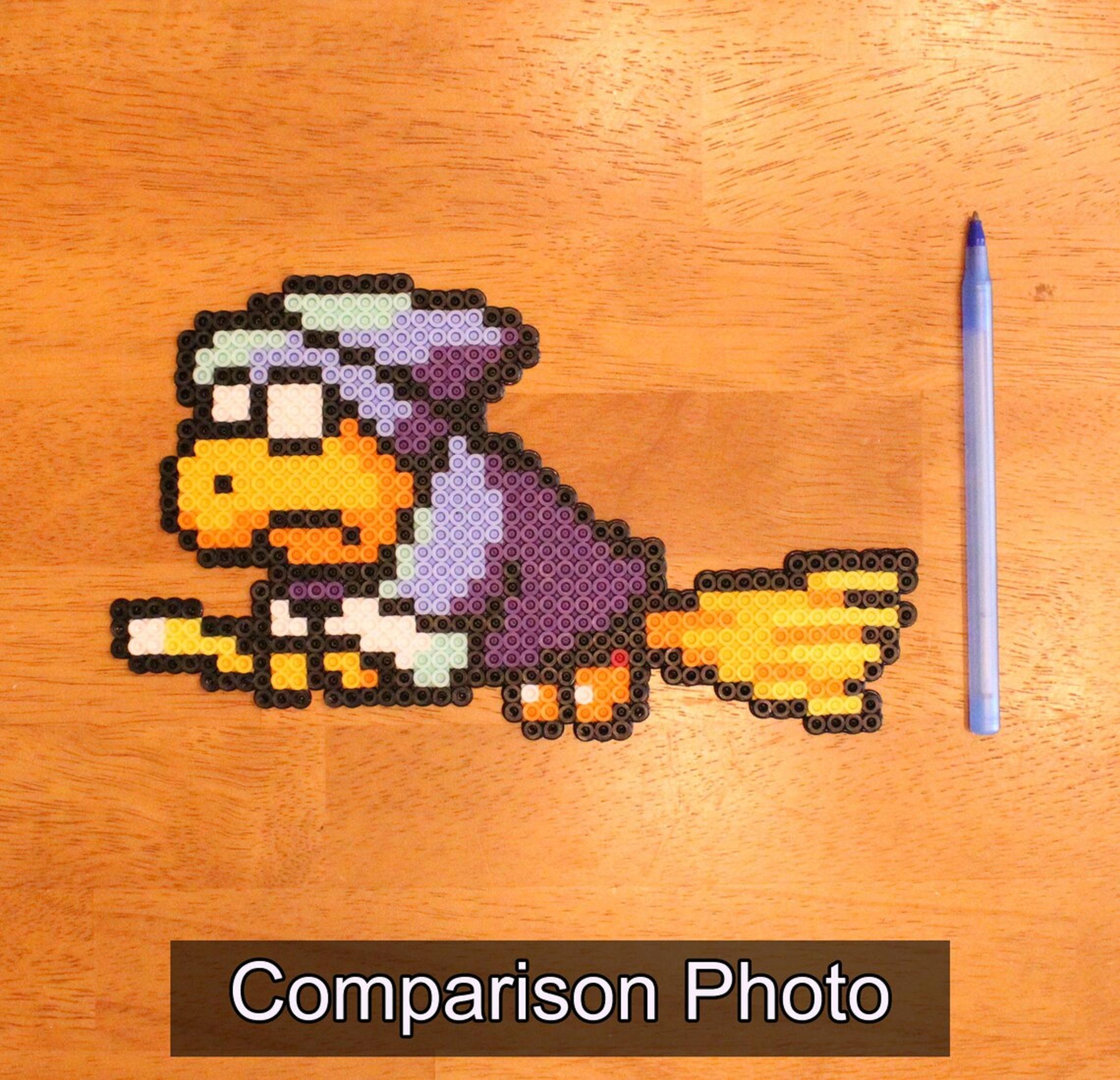 Kamek Koopa Perler Bead Sprite From Yoshi's Island Super Mario World ...