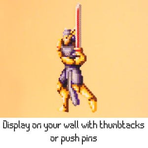 Actraiser Master Perler Bead Sprite | SNES 16-bit Pixel Art | Retro ...