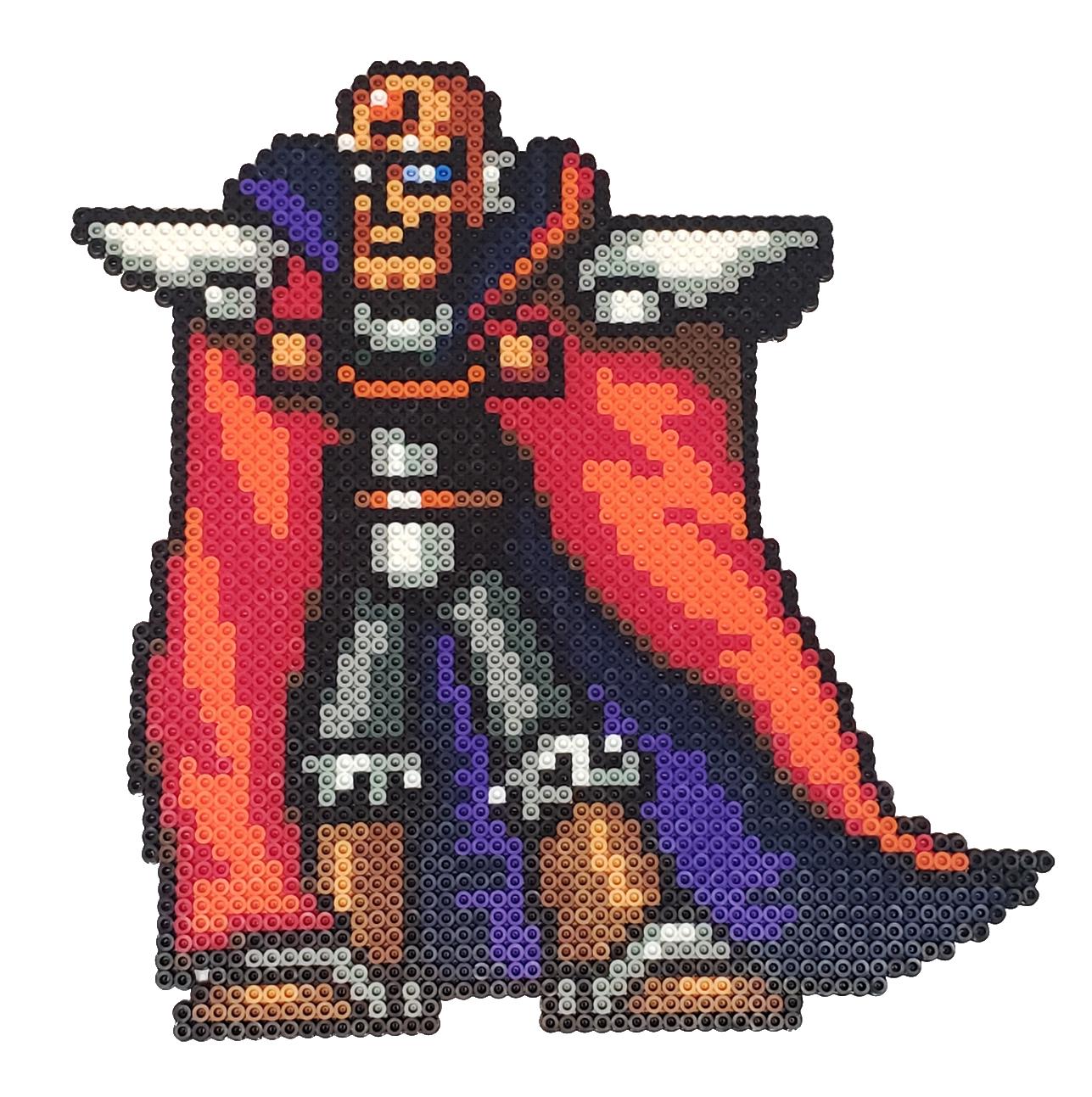 Mega Man X Sigma Cape Perler Bead Sprite, SNES Megaman X1 Boss, Pixel ...