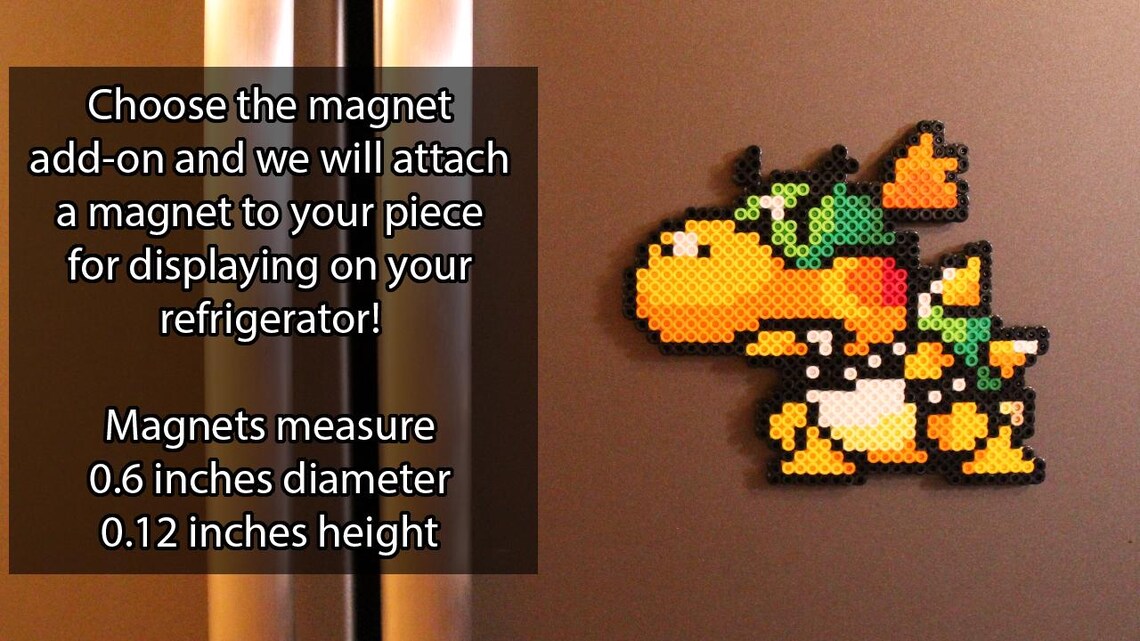 Yoshi's Island Baby Bowser Perler Bead Sprite, Super Mario World ...