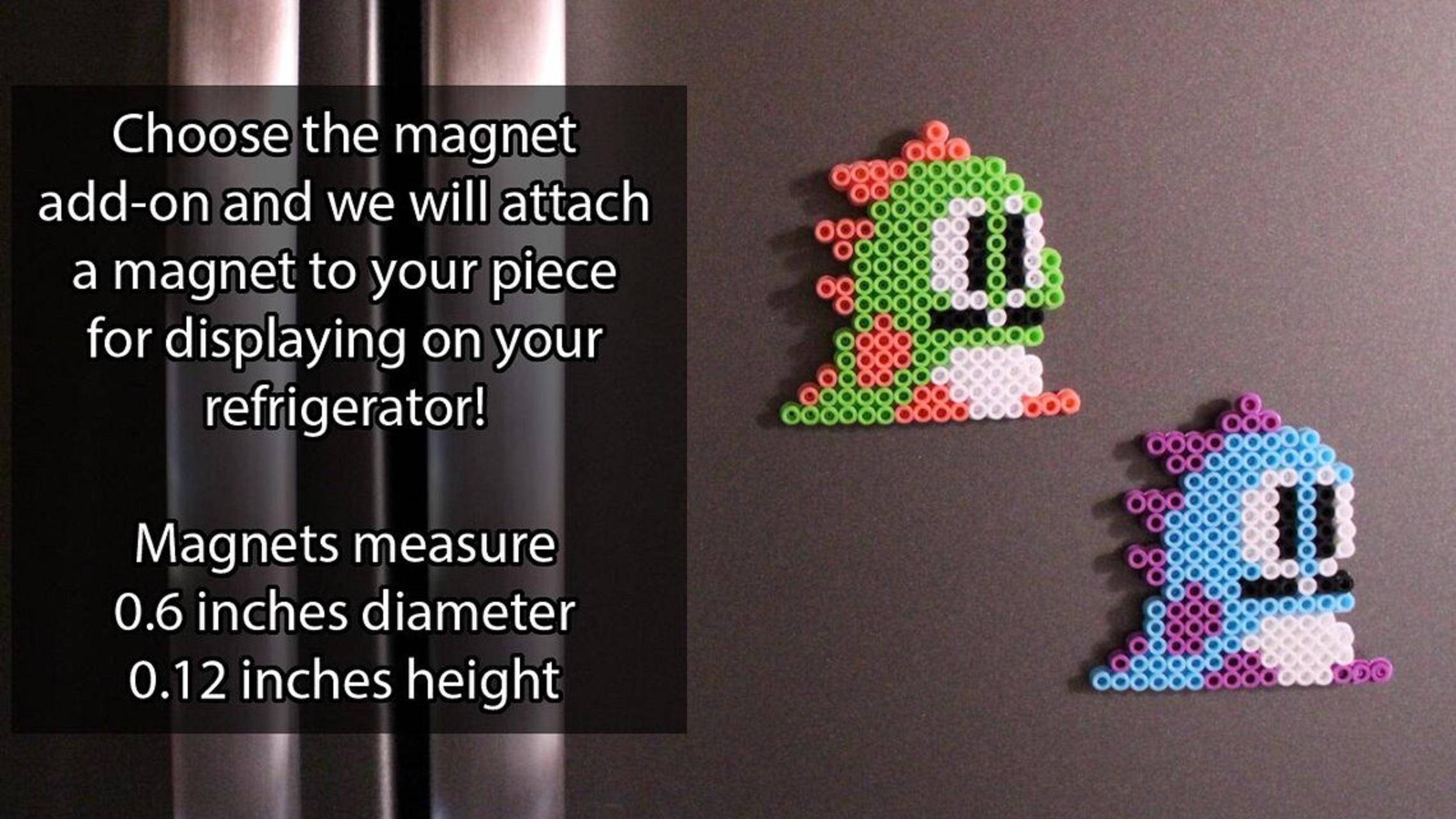 Bubble Bobble Perler Bead Figures NES Pixel Art Set 8-bit Game Room ...