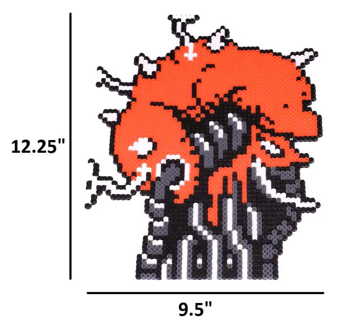 Metroid NES Mother Brain 8-bit Pixel Art | Perler Bead Sprite | Retro ...