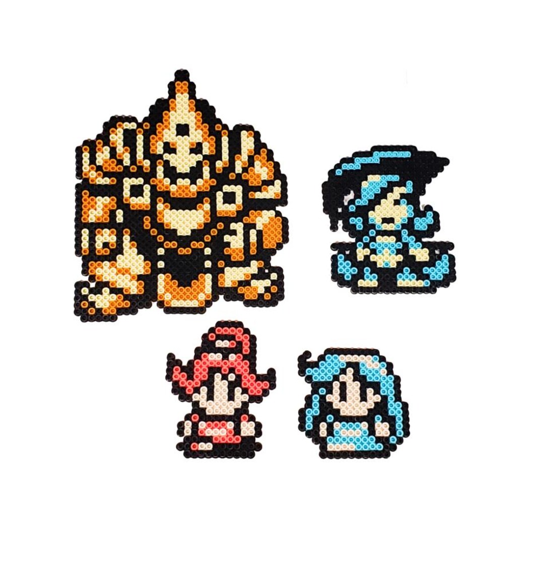 Zelda Oracle of Seasons/ages Perler Bead Set, Onox, Veran, Din, Nayru ...