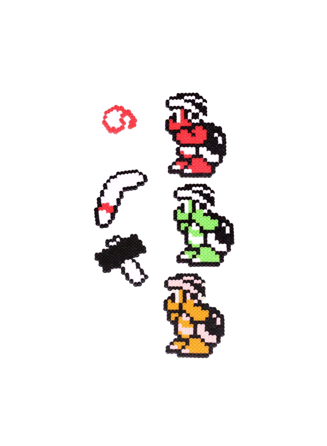 Mario 3 Hammer Bros Variations Fuse Bead Designs, Nintendo 8-bit Perler ...