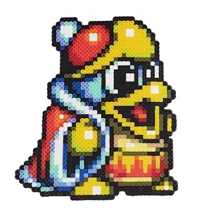 King Dedede Kirby Perler Bead Sprite, Pixel Art Figure, Retro Nintendo ...