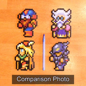 Final Fantasy 4 Bead Sprite Collection | SNES 16-bit Pixel Art Set - Etsy