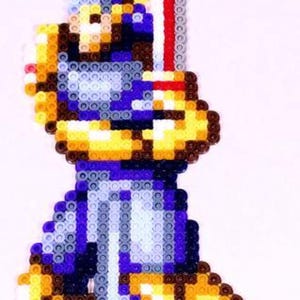Actraiser Master Perler Bead Sprite | SNES 16-bit Pixel Art | Retro ...