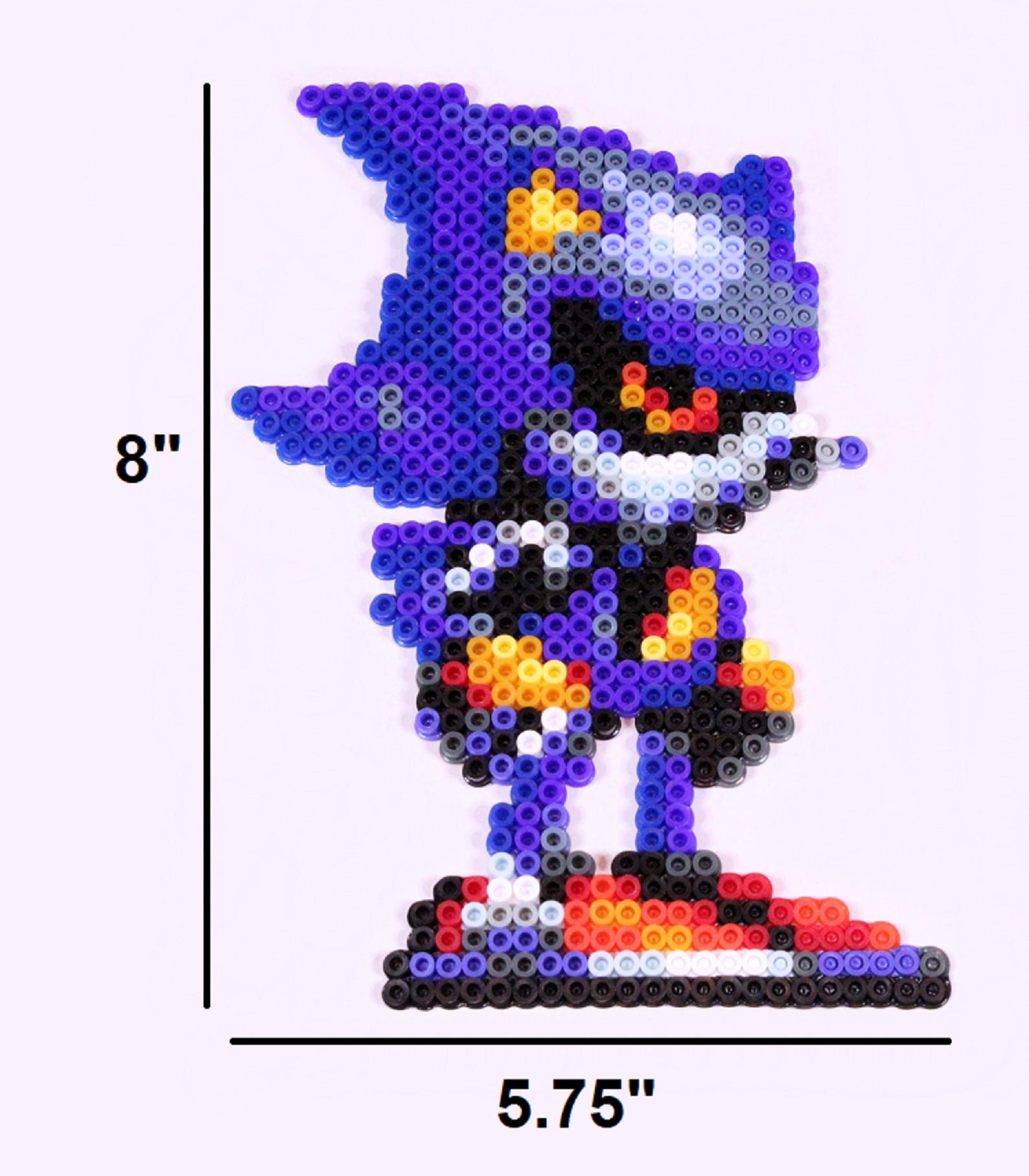 Sonic the Hedgehog Metal Sonic Bead Art | Pixel Sprite | Sega Genesis ...