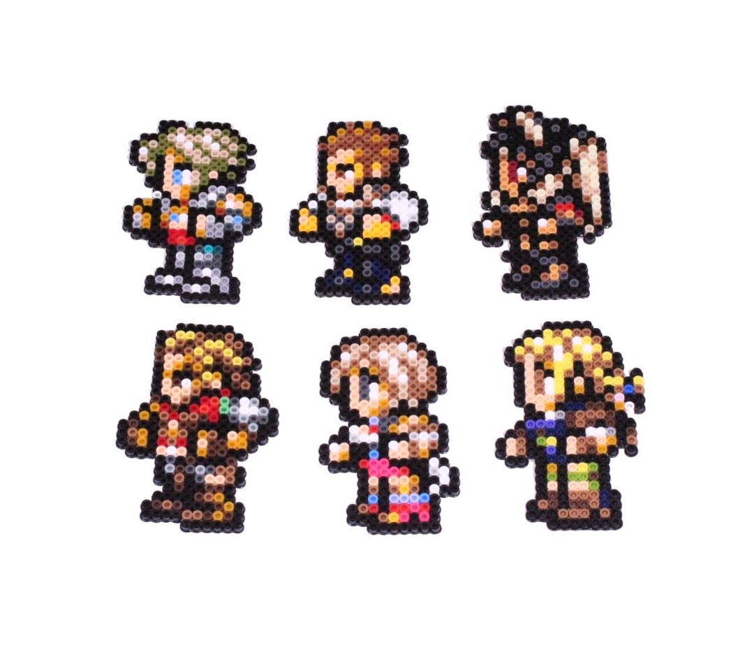 Final Fantasy 12 Party Members, FFXII Perler Bead Set, Vaan, Balthier ...