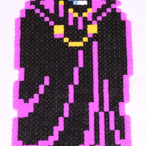 Perler Bead Dracula Sprite | Castlevania 3 8-bit Pixel Art for Nintendo ...