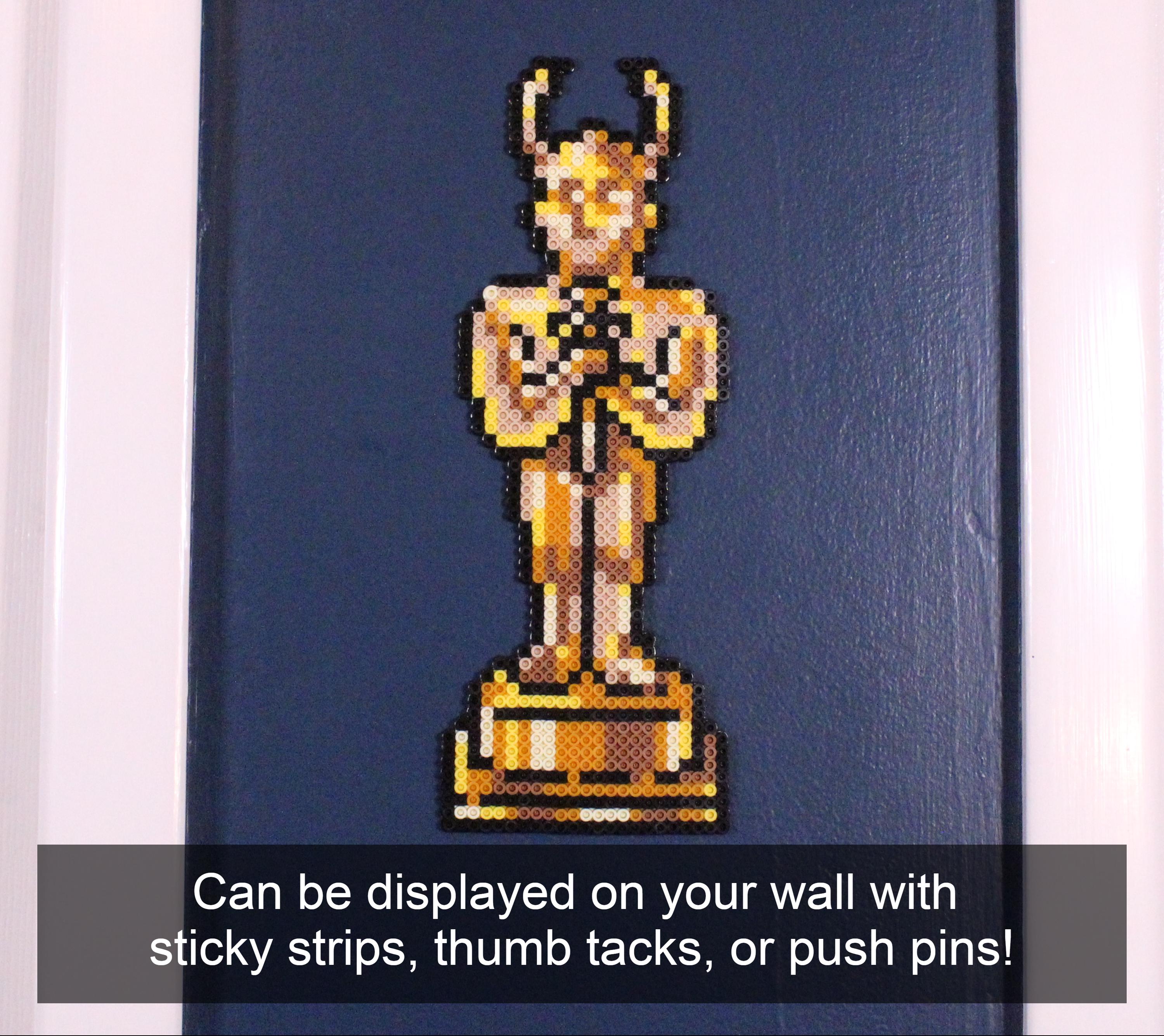 Earthbound Mother 2 Mani Mani Statue Sprite | SNES 16-bit Pixel Bead ...