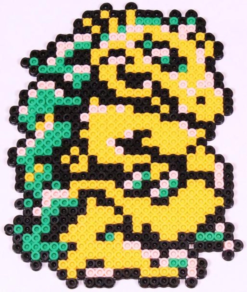 Metroid NES Kraid Perler Bead Sprite, Retro, 8-bit, Nintendo, Bead Art ...