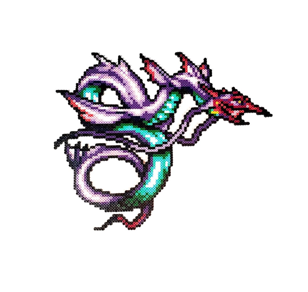 Final Fantasy V Leviathan Boss Perler Sprite, FF5 Pixel Art, Retro RPG ...