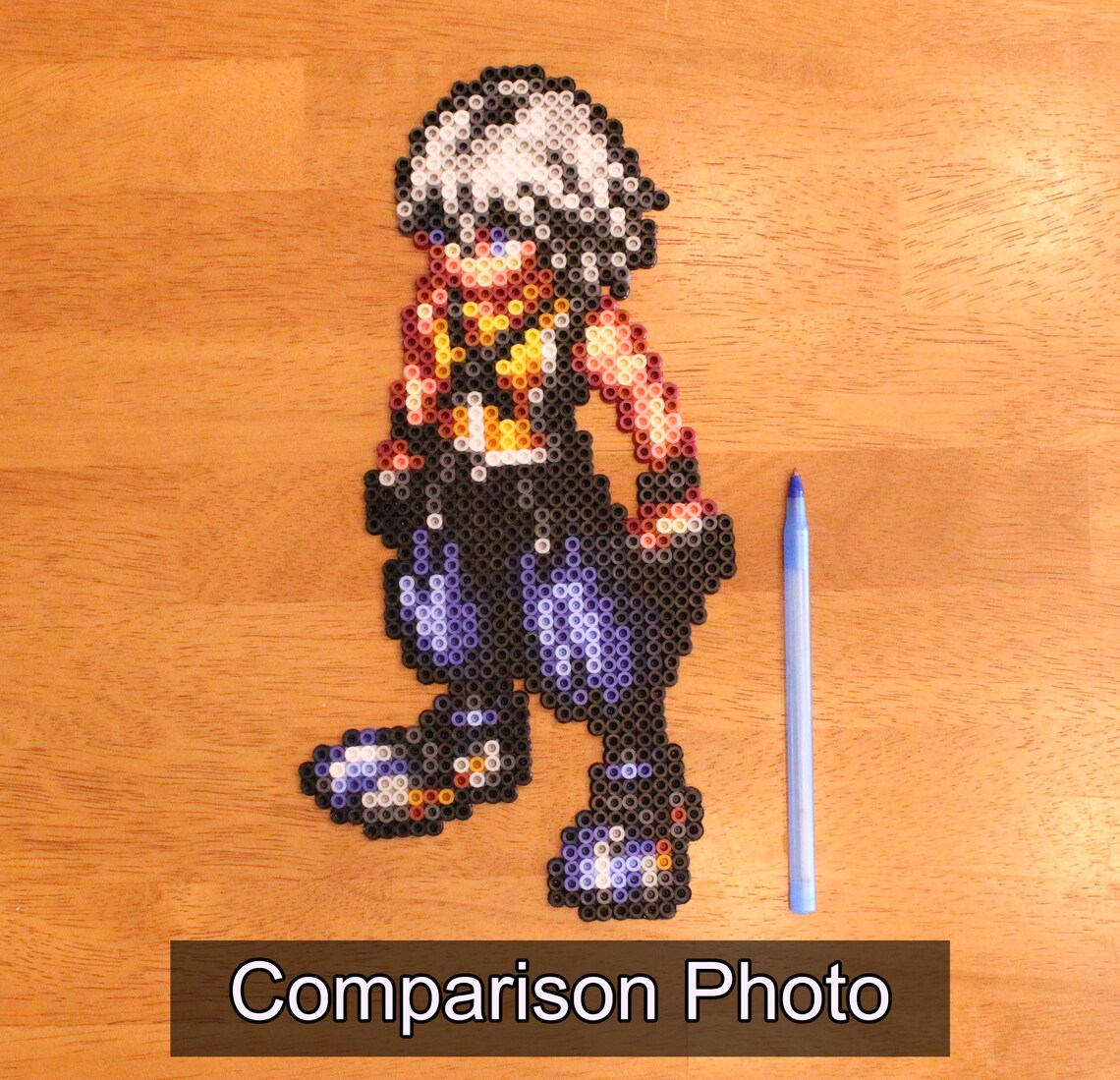 Kingdom Hearts Riku Perler Bead Sprite, Pixel Art, Bead Art, Chain of ...