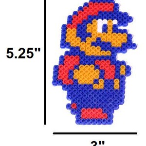 SMB2 Bead Art Collection | Mario Bros 2 NES 8-bit Perler Bead Figures ...