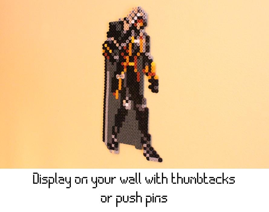 Castlevania Alucard Perler Bead Sprite, Symphony of the Night, Dracula ...