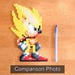 Super Sonic Pixel Bead Sprite | Sonic the Hedgehog | 16-bit Sega ...